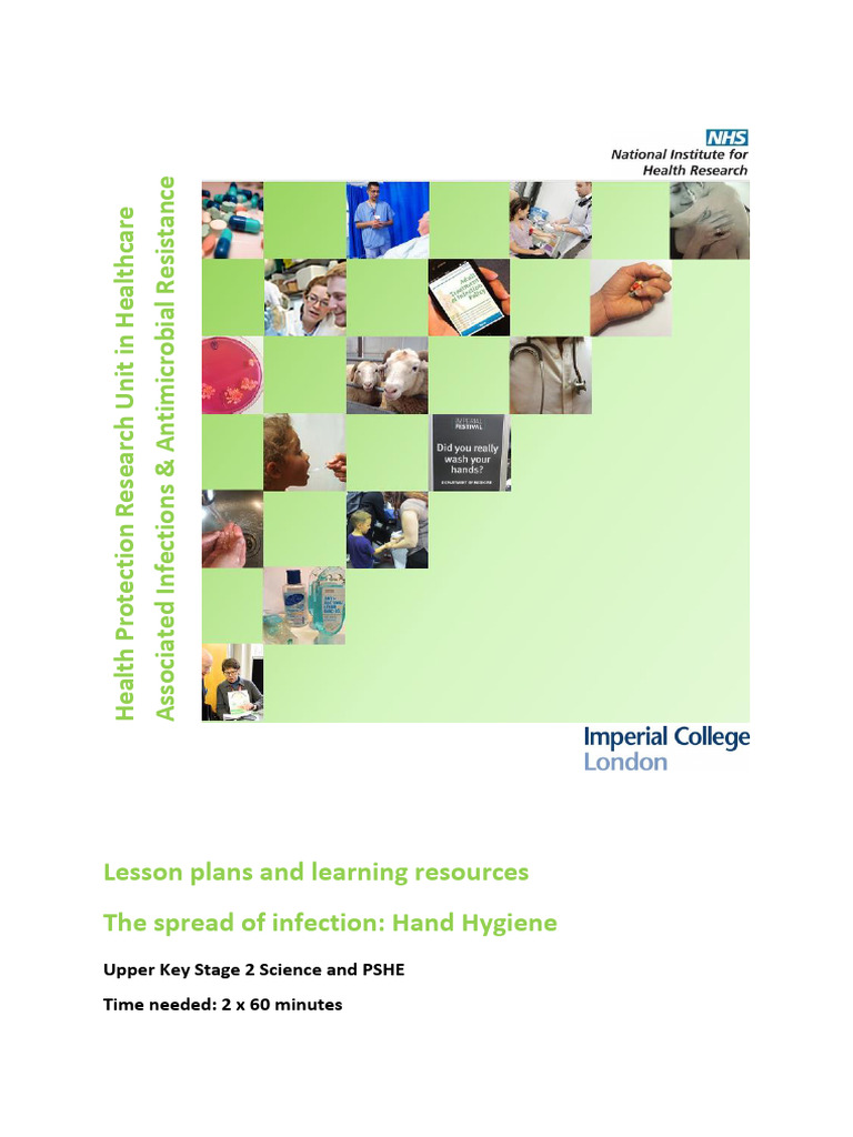 Hand Hygiene Lesson Plan and Resources KS2 2020 | PDF | Hand Washing ...