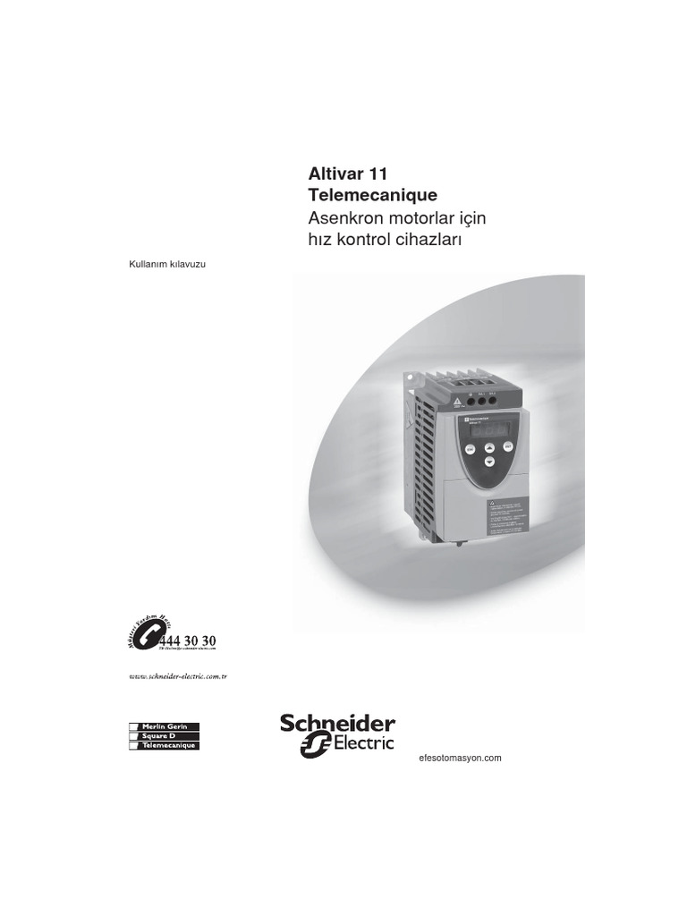 Atv11 Kullanim Kilavuzu Turkce | PDF