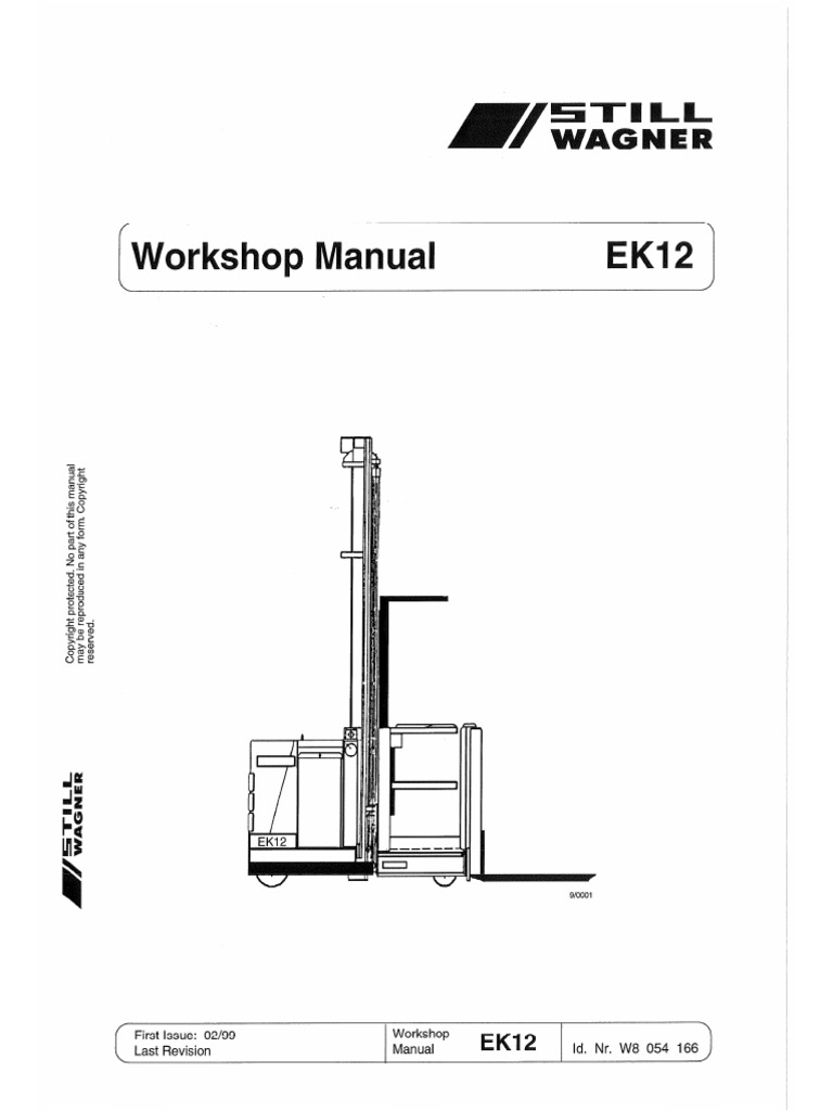 Still Wagner Order Picker EK12 Workshop Manual | PDF