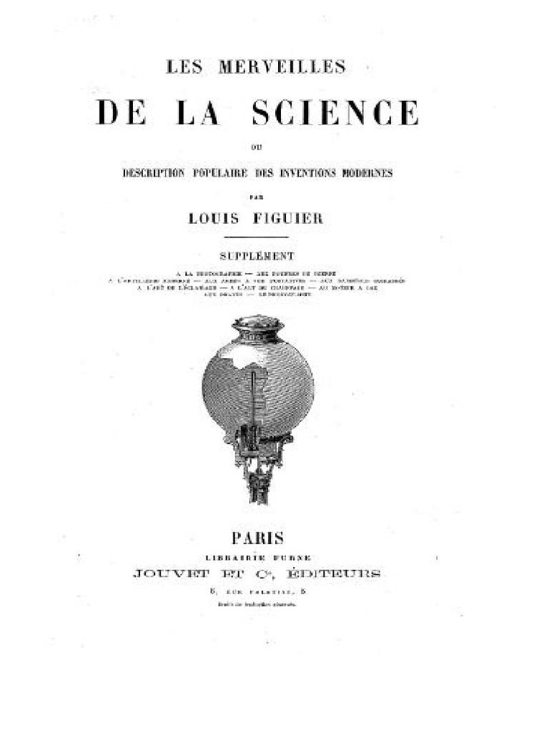 Les Merveilles de La Science L'Art de L'éclairage - Supplément | PDF ...