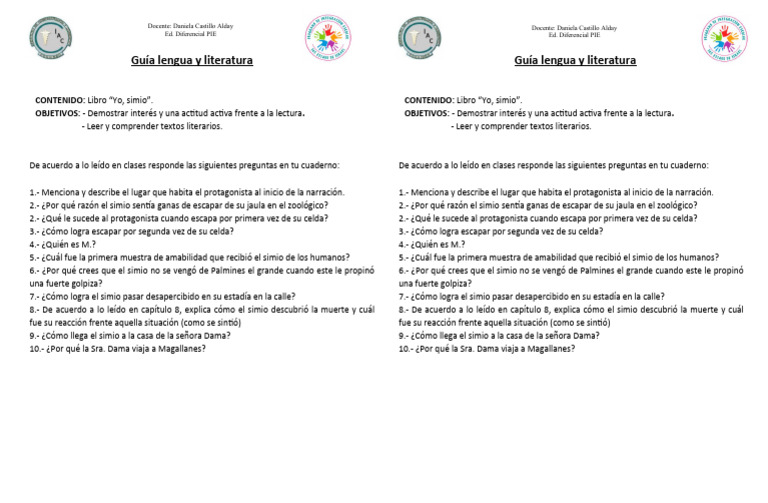 Guía YO SIMIO | PDF