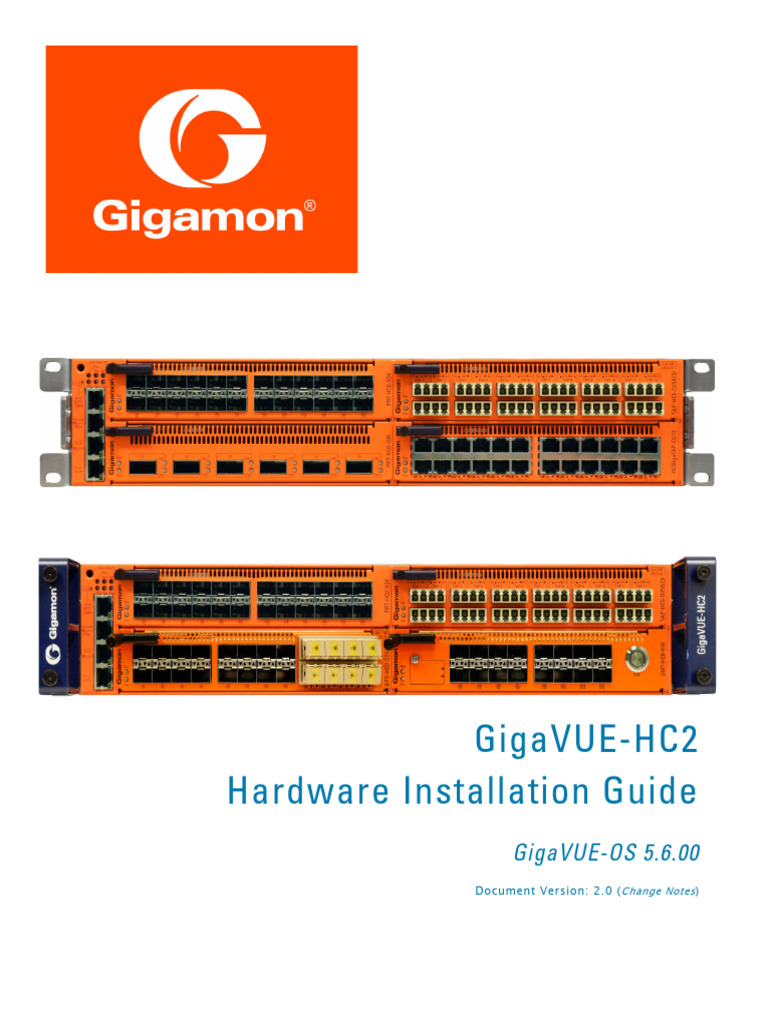 GigaVUE HC2 HardwareInstallationGuide v5600 | PDF | Command Line Interface | Computing