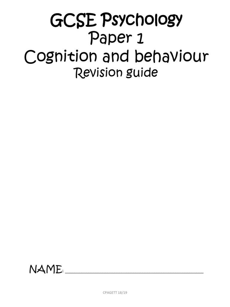 Revision-Guide-Paper-1 2 | PDF
