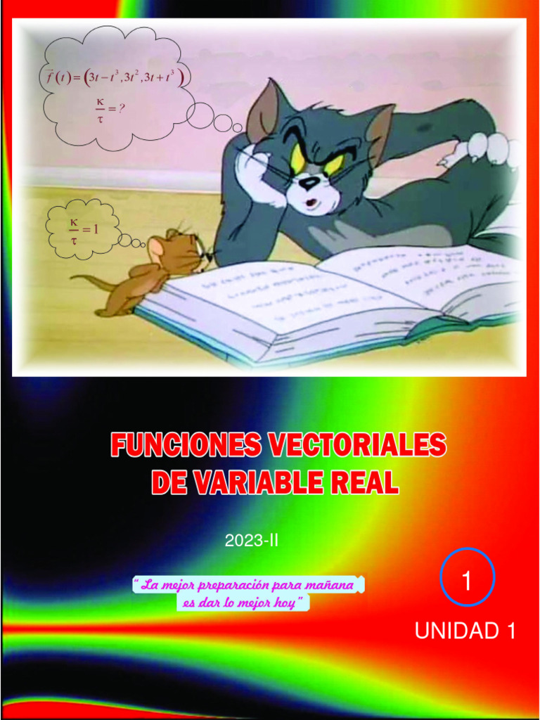 Funciones Vectoriales de Variable Real-Separata | PDF | Formas geométricas | Geometría analítica
