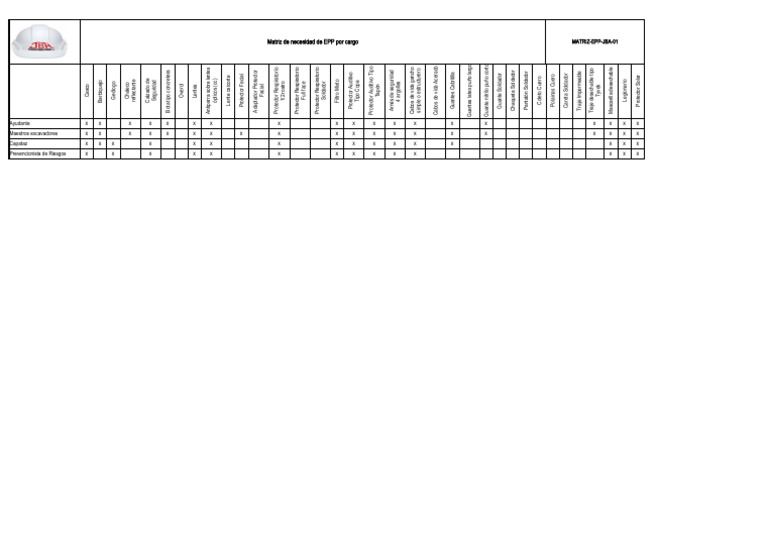 Matriz Epp Jba 01 | PDF