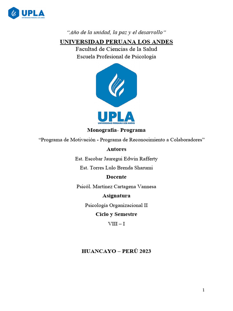 Motivación y Reconocimiento - Como elaborar un Programa de Reconocimiento a Colaboradores | PDF ...