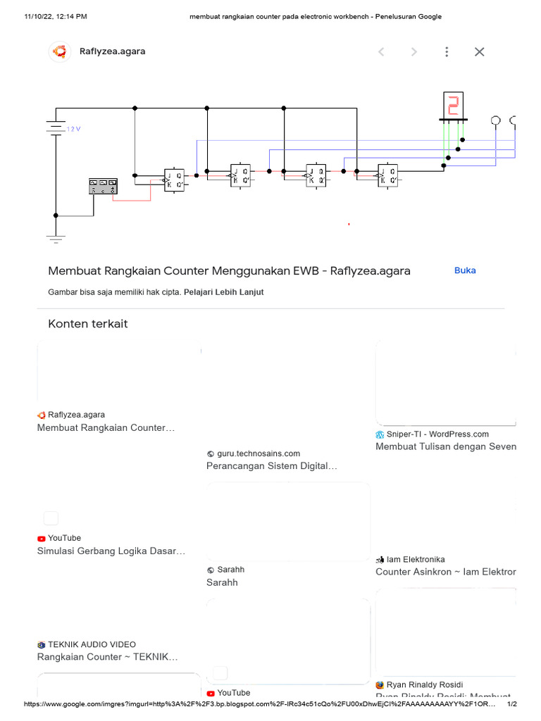 Rangkaian Counter di EWB | PDF