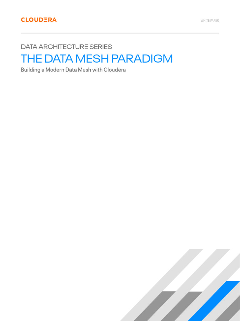 The Data Mesh Paradigm | PDF