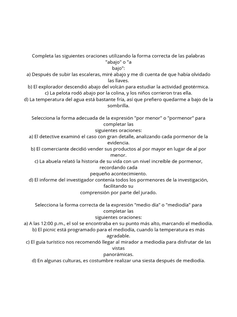 Oraciones Que Tienen Los Complementos Al Principio Muy Temprano En La Mañana Salieron Los