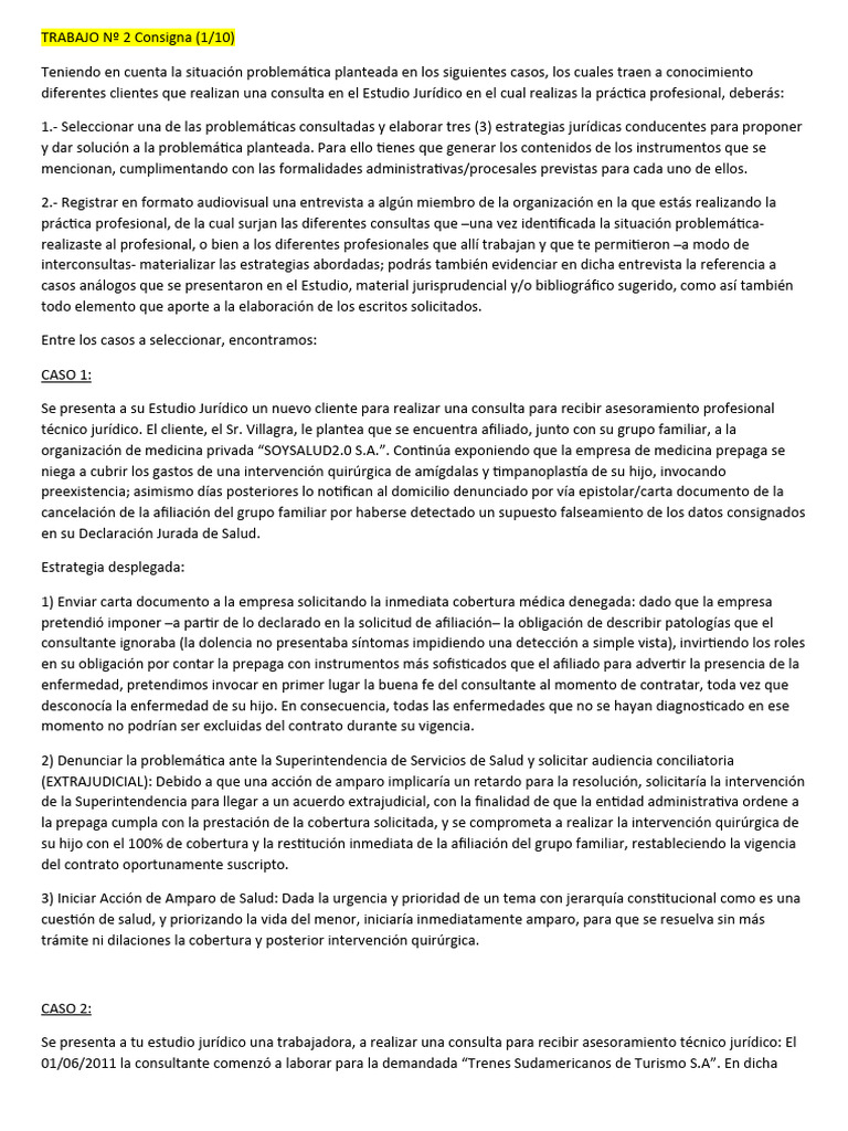 Trabajos Prac Practica Prof. | PDF | Justicia | Crimen y violencia