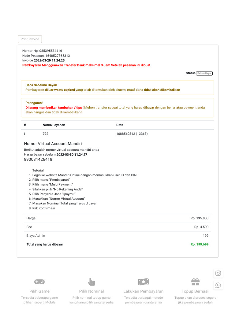 Oura Store - Invoice | PDF