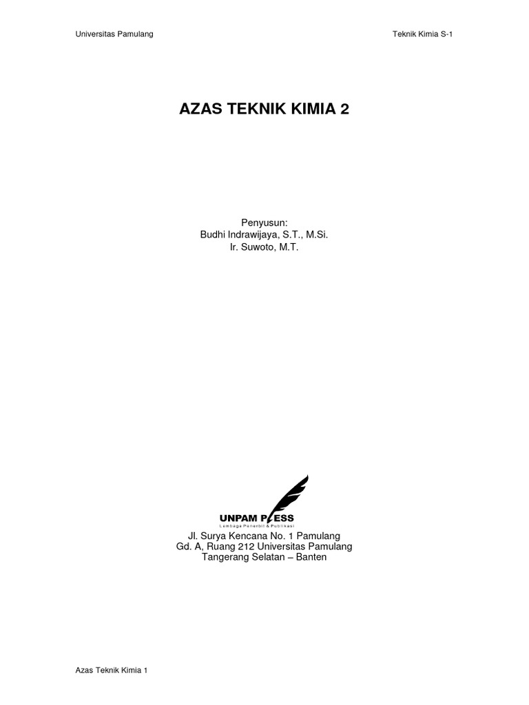 Tkm0242 - Azas Teknik Kimia 2-Full | PDF