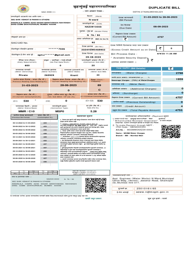 Duplicate Bill | PDF