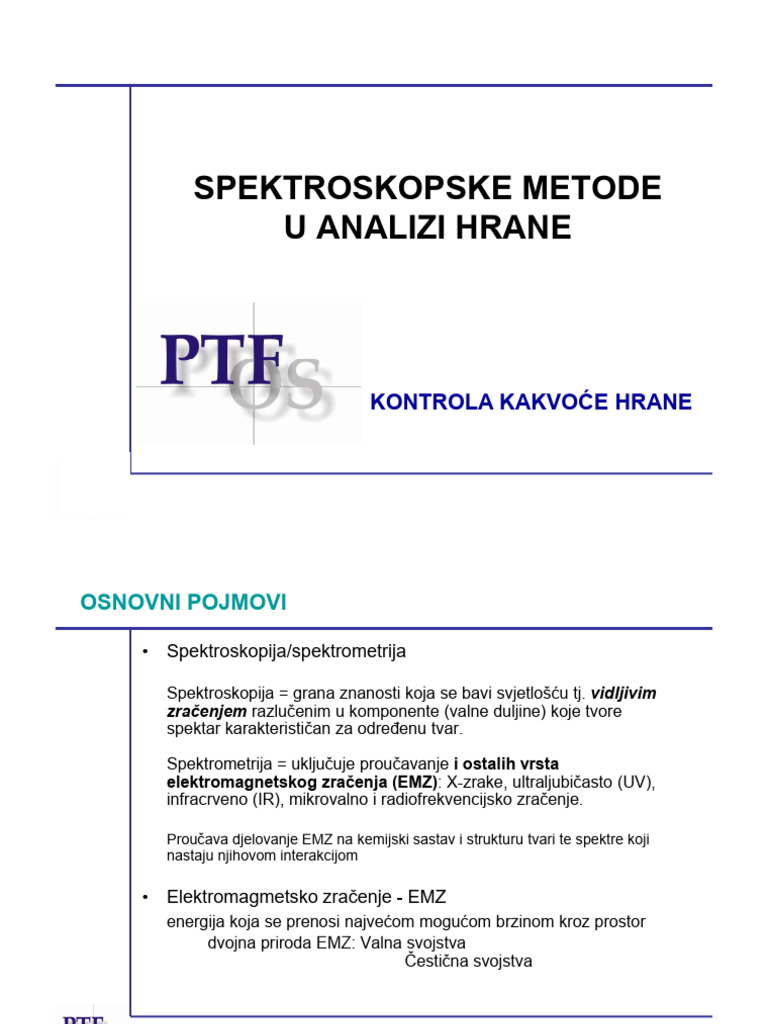 Analizi Hrane | PDF