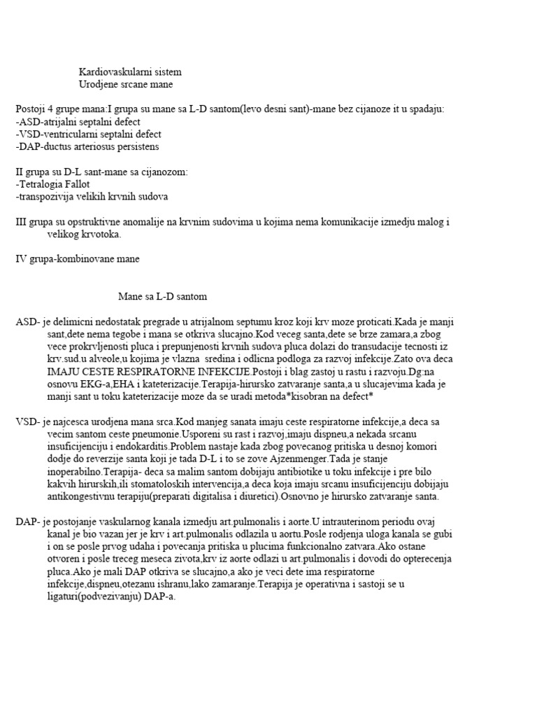 Kardiovaskularni Sistem | PDF