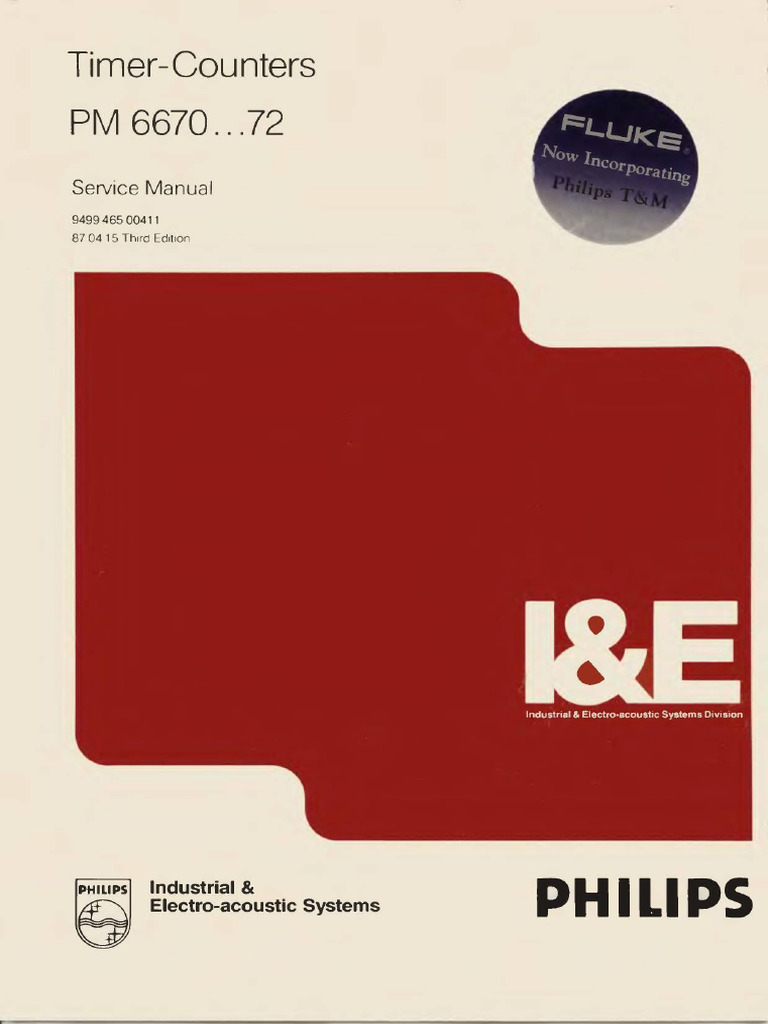 Philips pm-6670-6671-6672 Timer-Counter 1987 SM | PDF