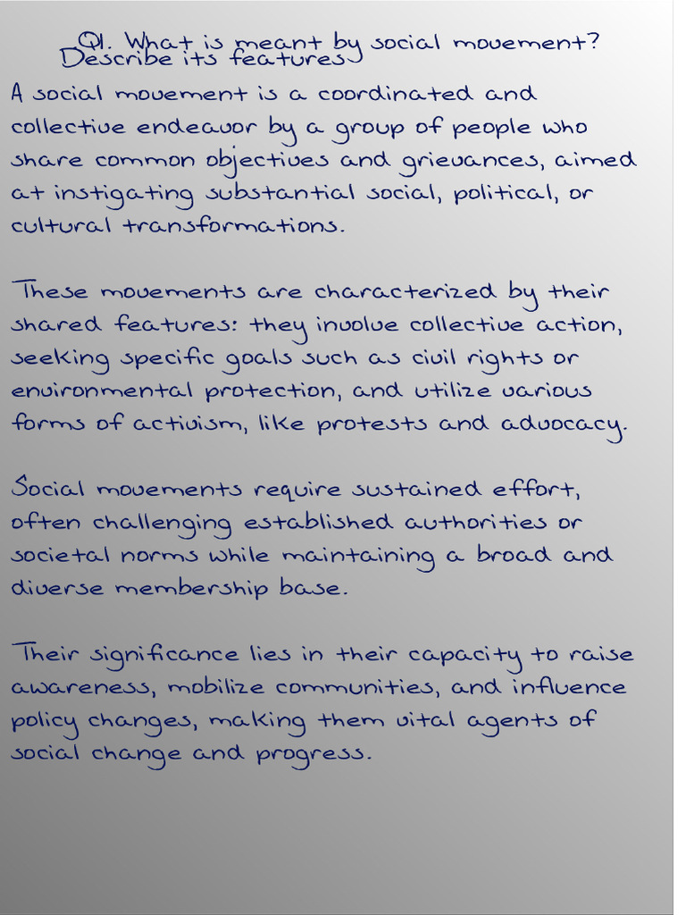 Sociology & Social Movements | PDF