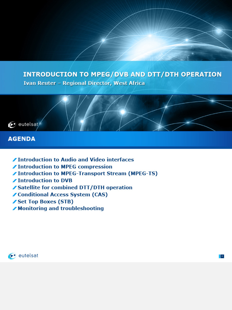 MPEG DVB DTT DTH - Training | PDF