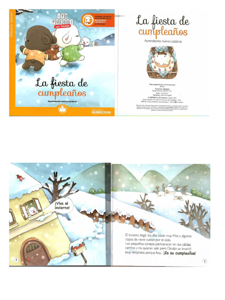 Libro Fiesta de Cumpleaños | PDF