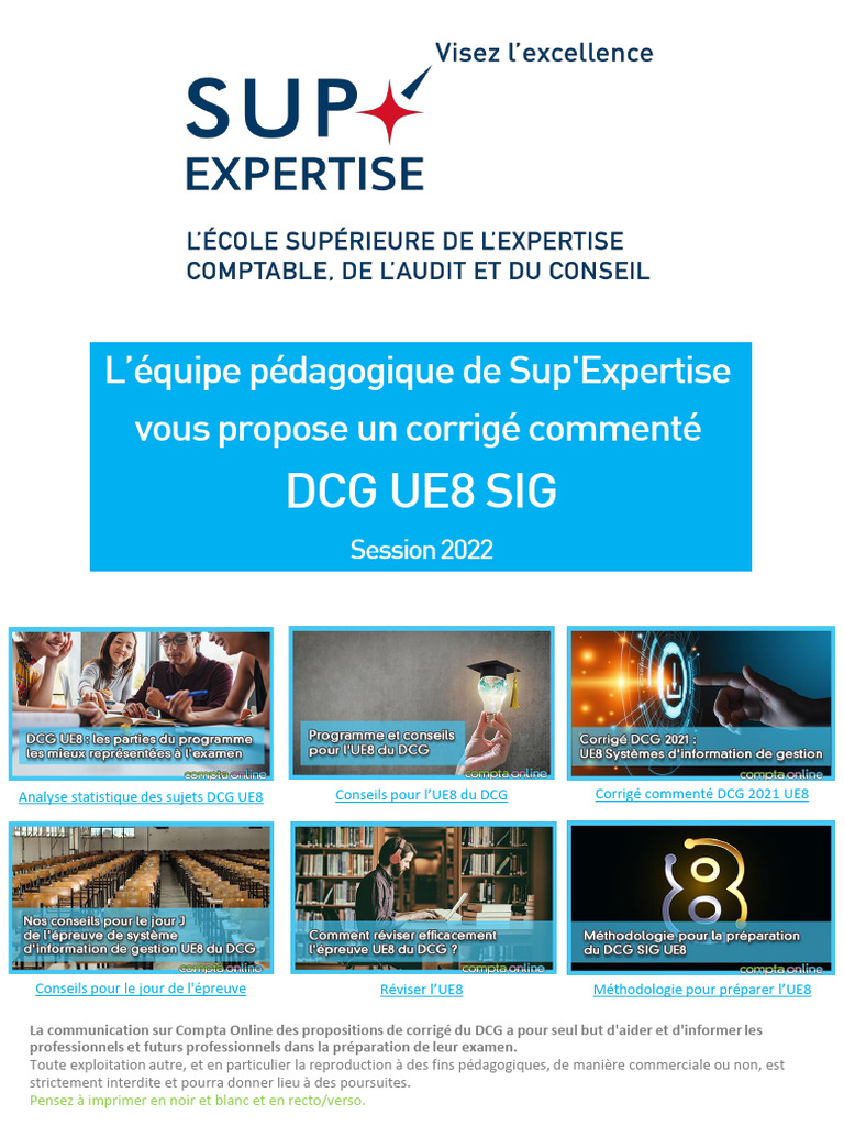 Corrigé DCG UE8 SIG 2022 | PDF | Sécurité | Sécurité des systèmes d ...