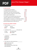 Tom Sawyer Chapter Q&A Guide | PDF | The Adventures Of Tom Sawyer ...