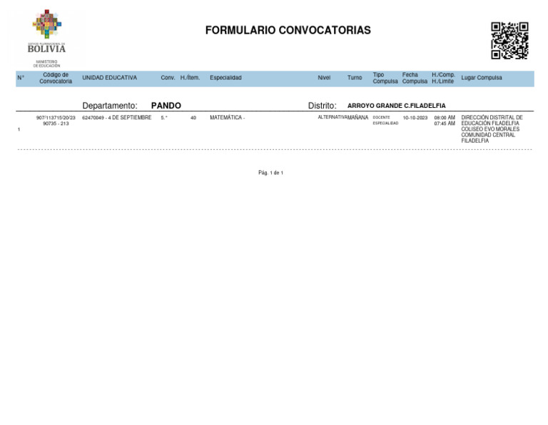 Compulsas Pando | PDF