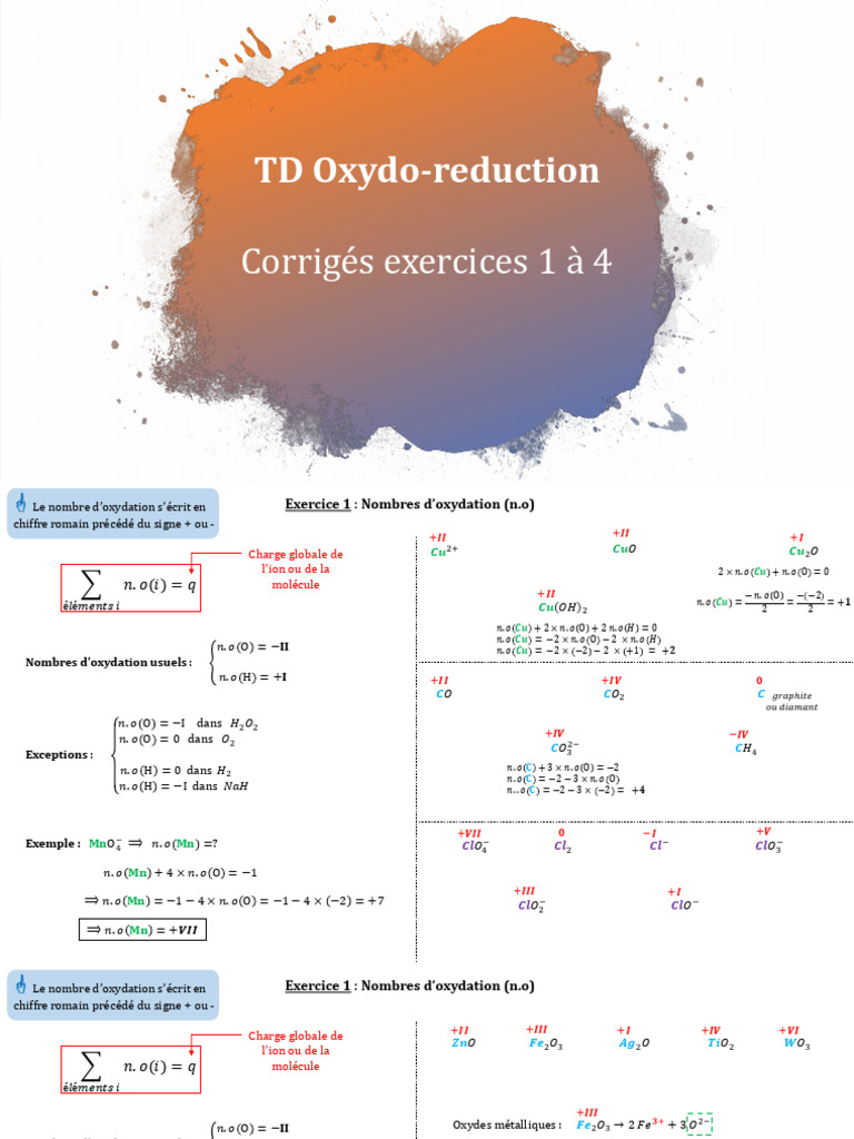 Corrigé-Exo 1 À 4 | PDF