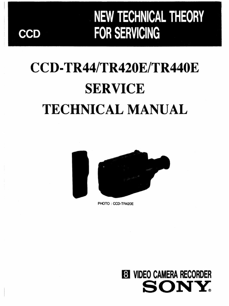 CCD TR44 - CCD Tr420e - CCD Tr440e | PDF