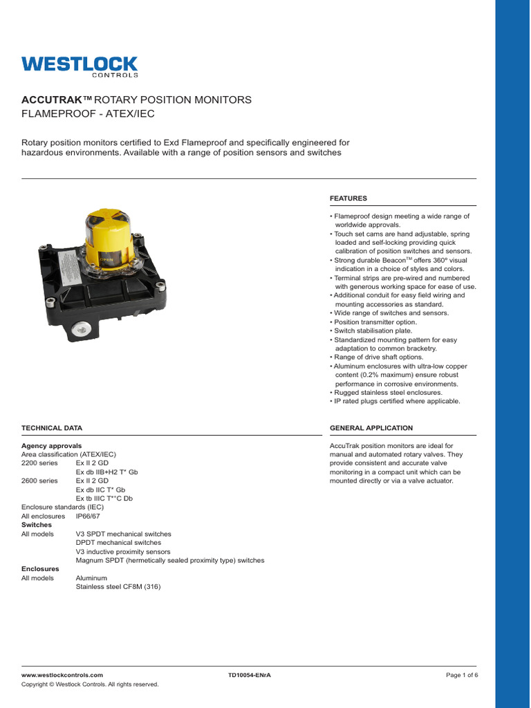 2249SGRdata Sheet | PDF | Switch | Pipe (Fluid Conveyance)