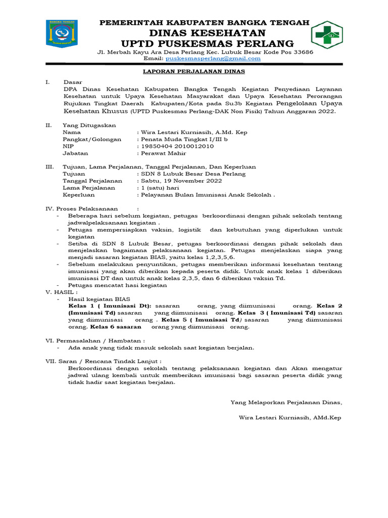 FORMAT LPD BARU Belimbing | PDF