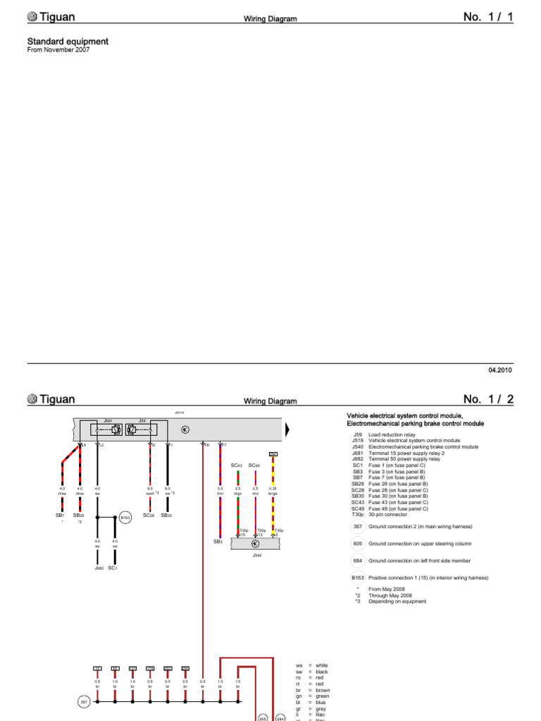 Vw Tiguan Towbar Wiring Diagram