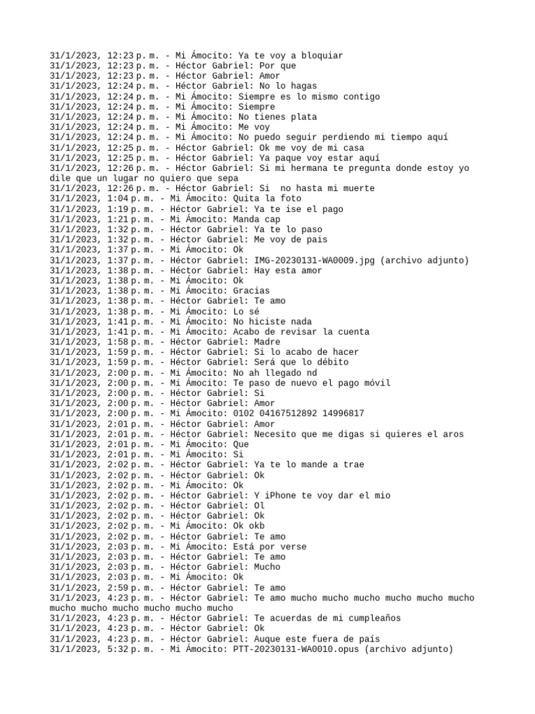 Chat De Whatsapp Con Mi Ámocito Pdf