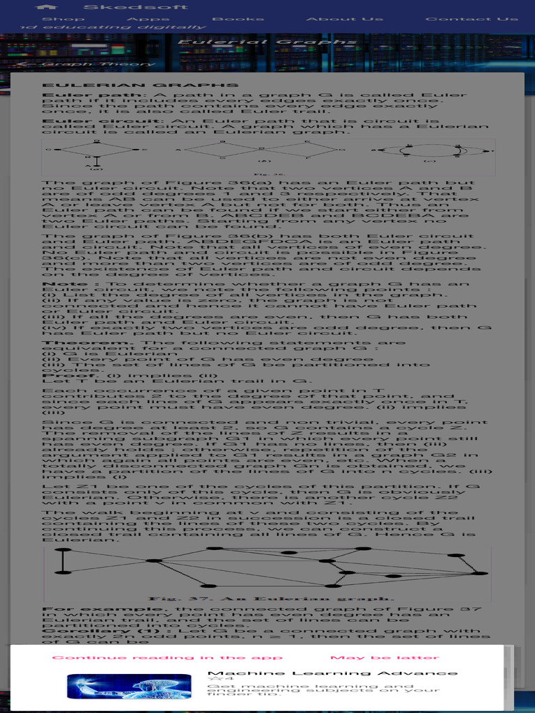 Eulerial Graphs | PDF
