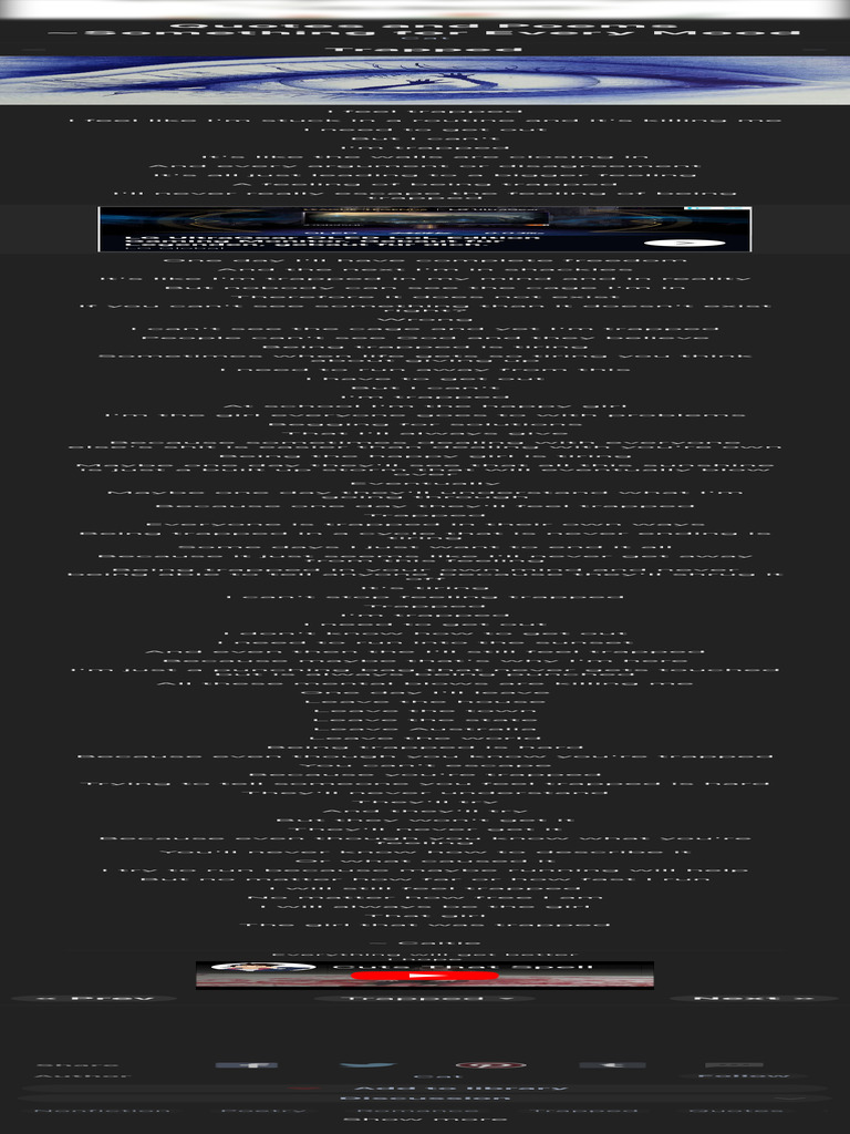 Trapped Quotes and Poems Something For Every Mood Quotev | PDF