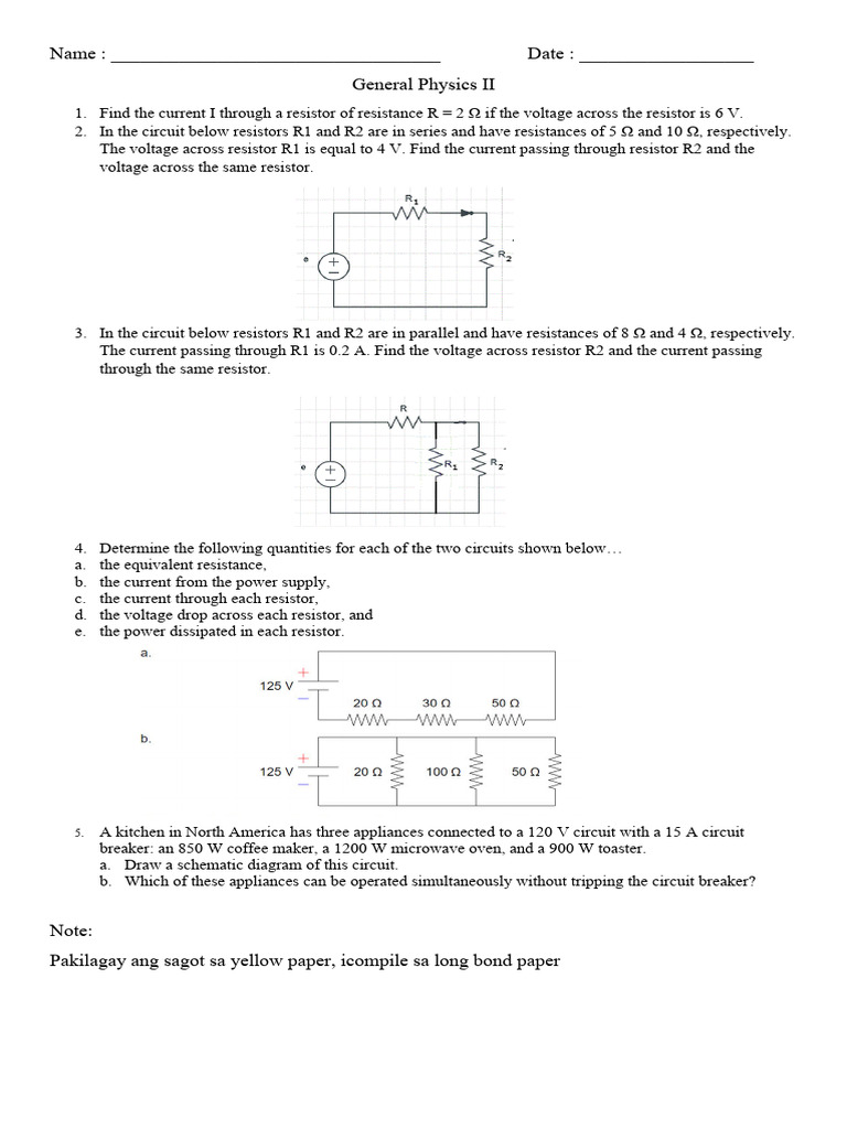 Gen. Physics II. Completion | PDF | Science & Mathematics