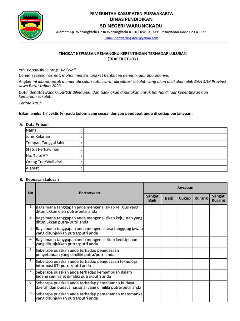 Form Tracer Study 2023 | PDF