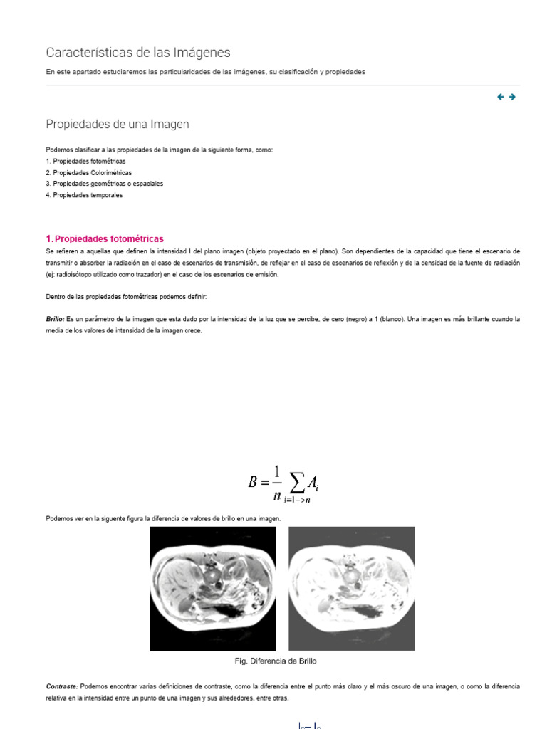 Propiedades y Características de Imágenes | PDF