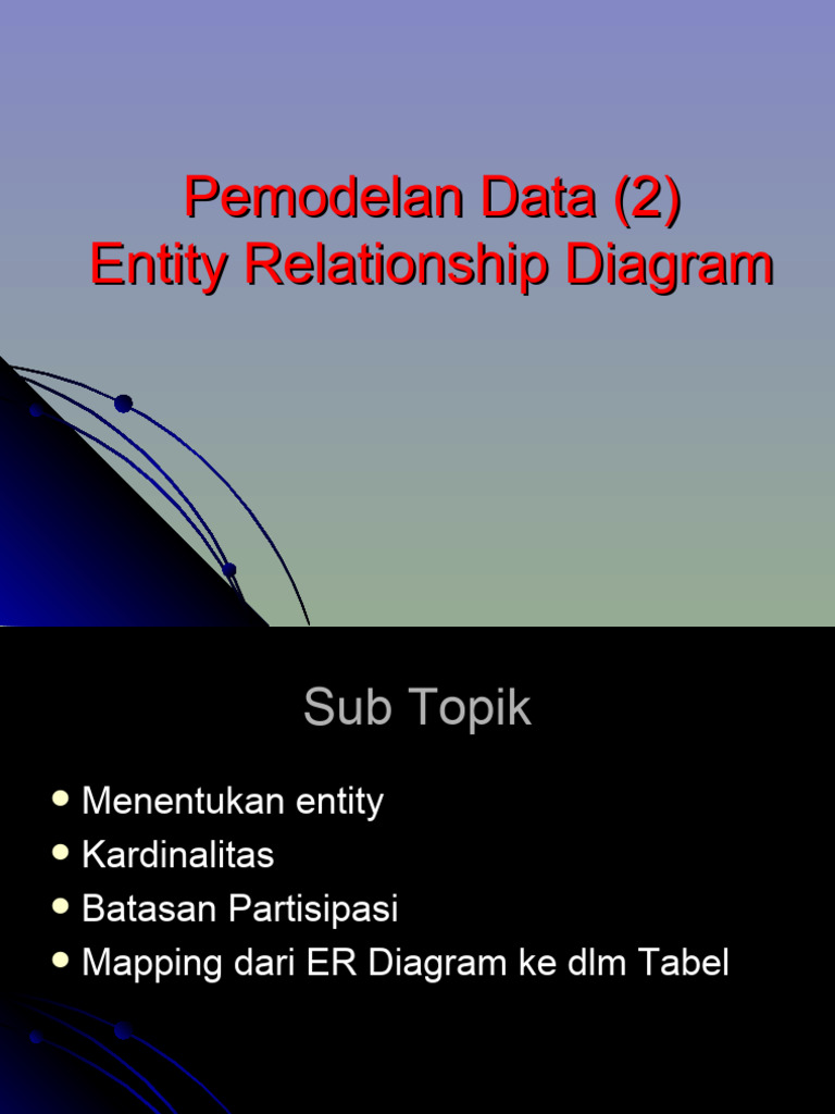 Pertemuan 3-- ER Diagram | PDF
