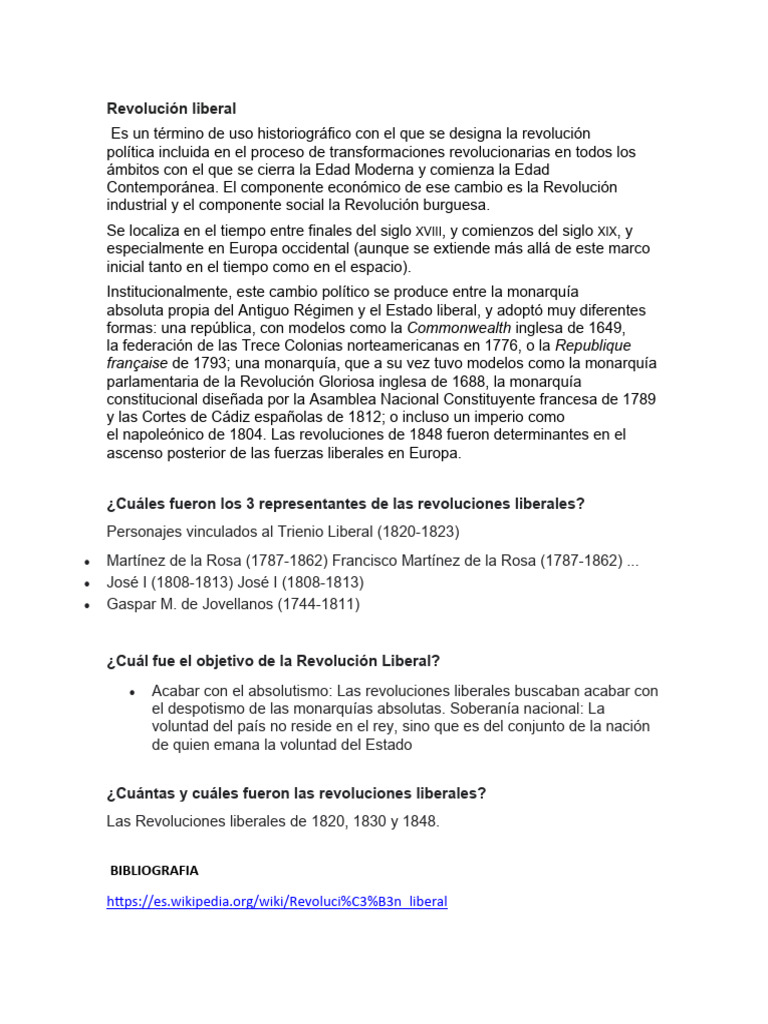 Revolución Liberal y Idependencia de Los EE - UU Uwu 2 | PDF | Declaración de independencia de ...