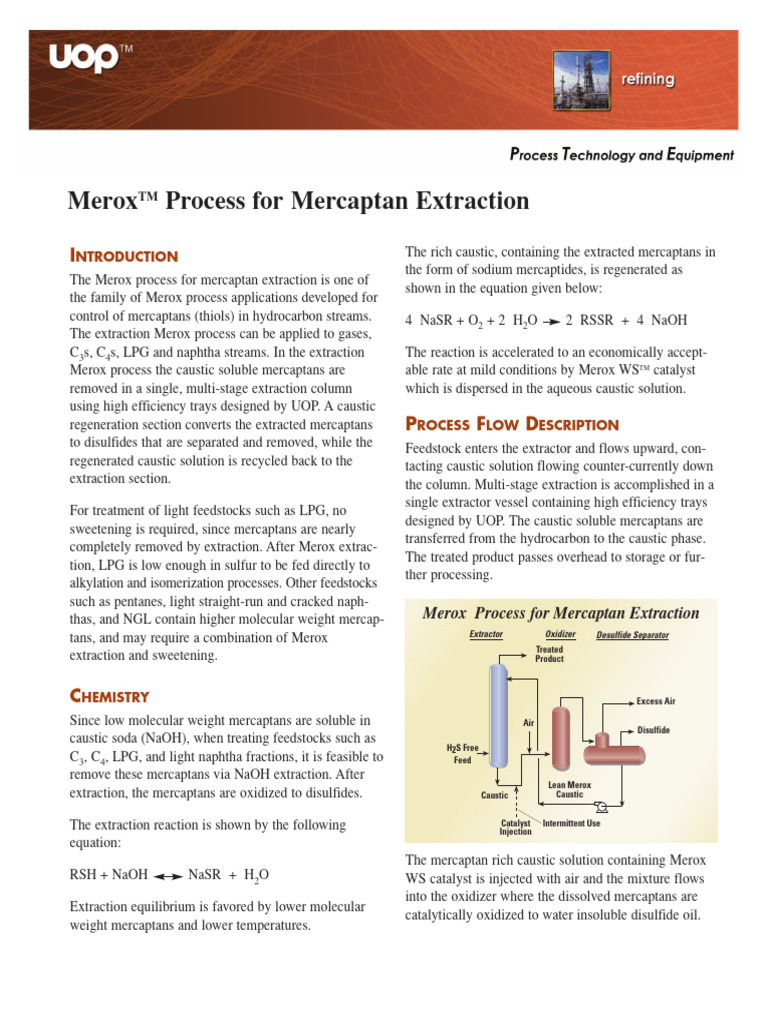 3 Extract Merox Mercap | PDF