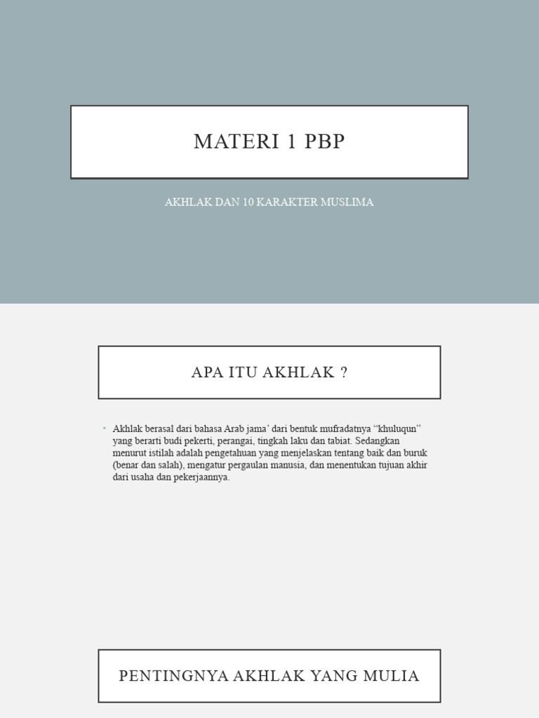 Materi 1 PBP | PDF