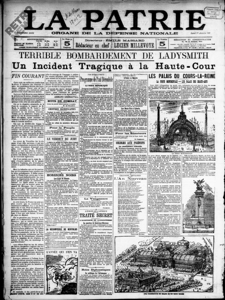 1900 01 01 La Patrie 1841 1937 Retronews | PDF
