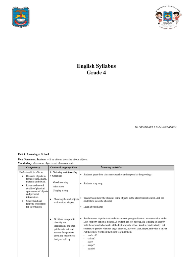 Unit 1 - Learning at School | PDF Unit 1 - Learning at School | PDF