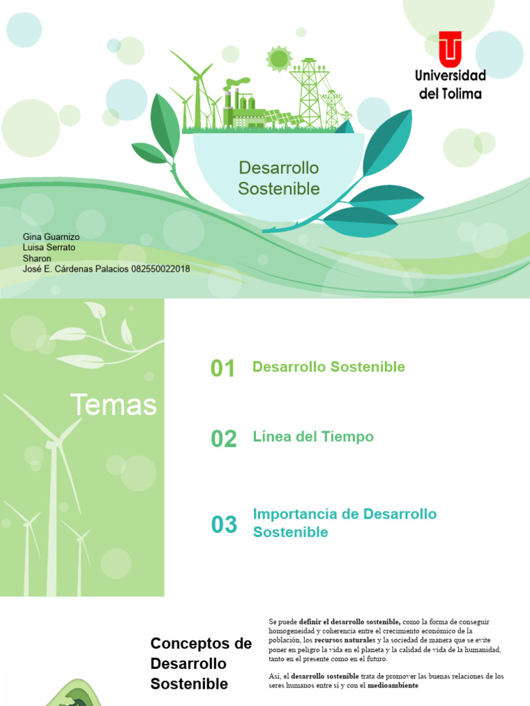 Plantilla de Desarrollo Sostenible | PDF | Desarrollo sostenible | Sustentabilidad