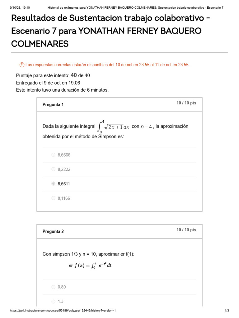 Sustentacion Trabajo Colaborativo - Escenario 7 | PDF