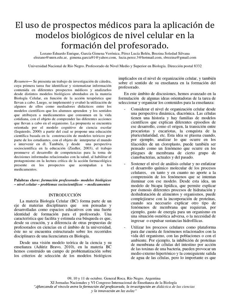 El Uso de Prospectos Médicos | PDF | Salud y bienestar