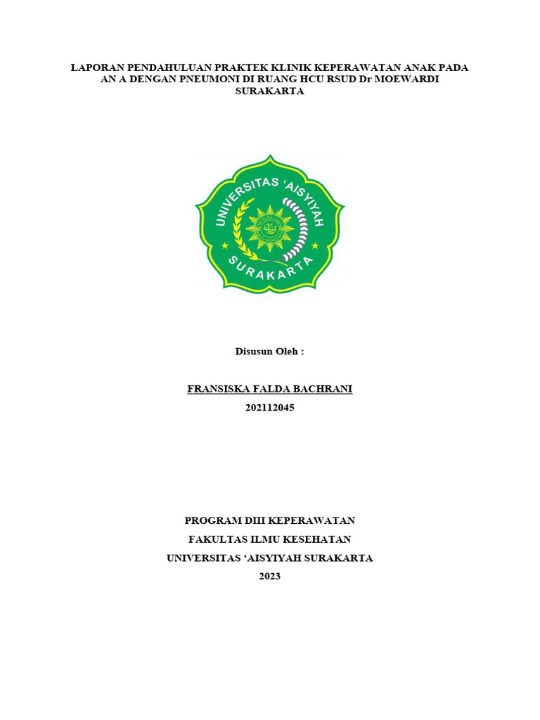 Pneumoni Fransiska | PDF