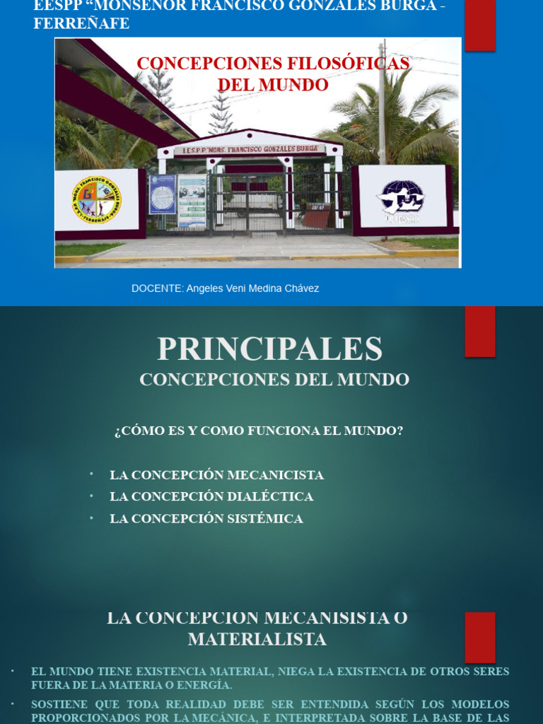 Concepciones Del Mundo | Descargar gratis PDF | Dialéctico | Metafísica