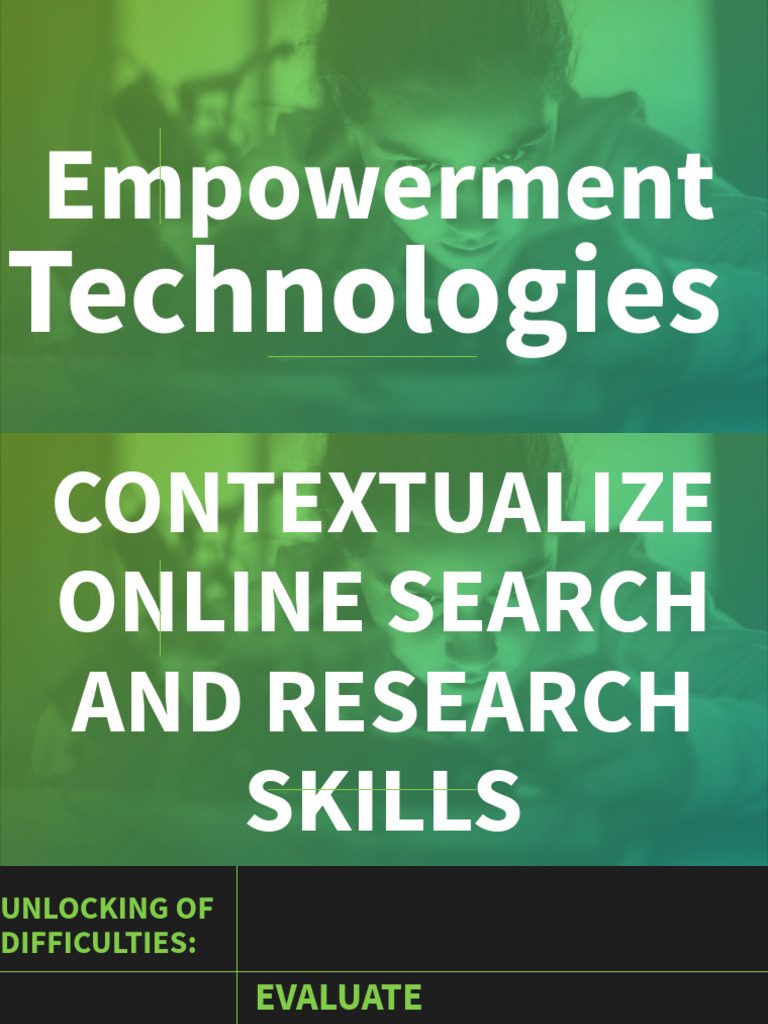 Contextualize Search and Research Skills HANDOUTS | PDF