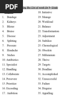 2025 Spelling Bee Study Word List | PDF